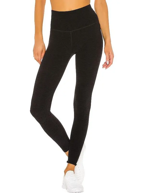 Beyond Yoga Take Me Higher Legging In Black - Darkest Night