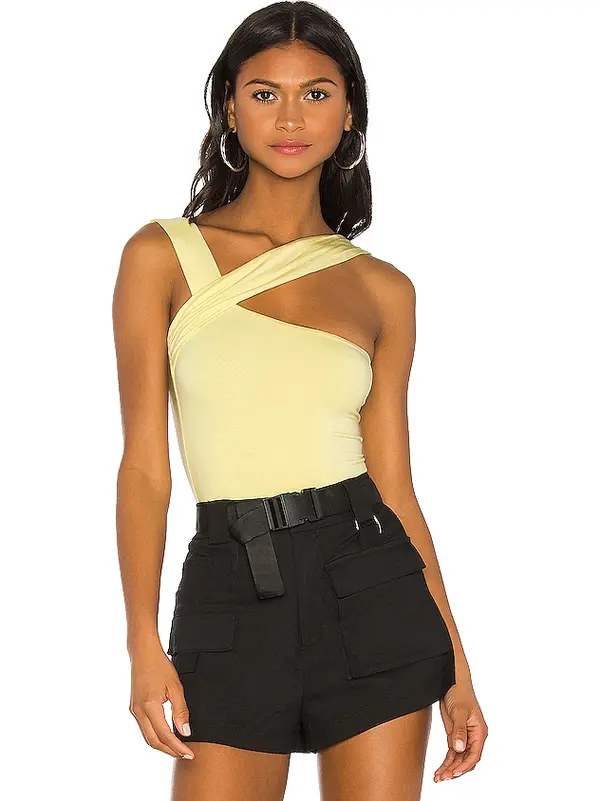 H:OURS Halsey Bodysuit - Butter Yellow