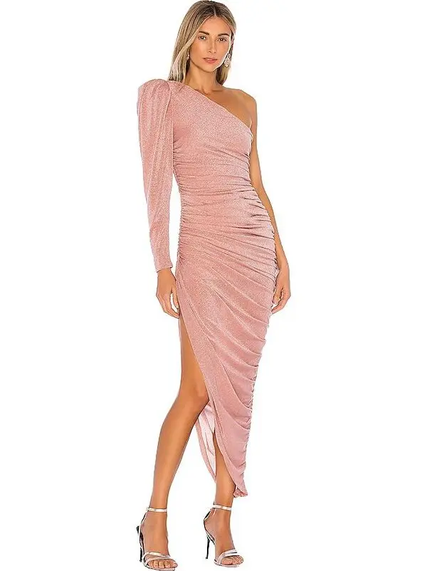 Lpa Roksana One-shoulder Dress - Blush