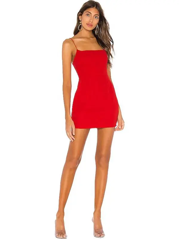 Superdown Dixie Backless Dress - Red