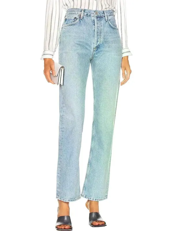 AGOLDE Lana Straight Jeans - Riptide