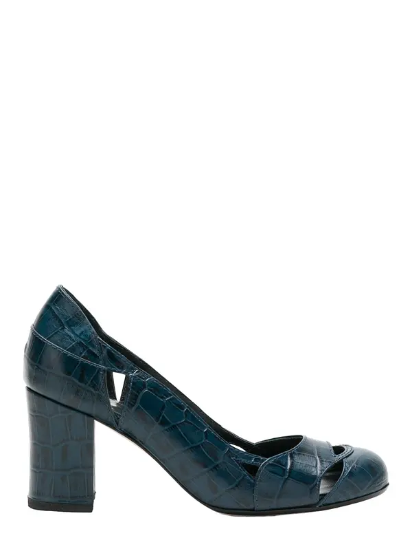 STUDIO CHOFAKIAN Bruxelas Leather Shoes - Blue