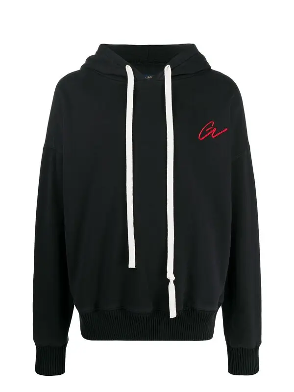 Paul & Shark Logo Embroidered Hoodie - Blue