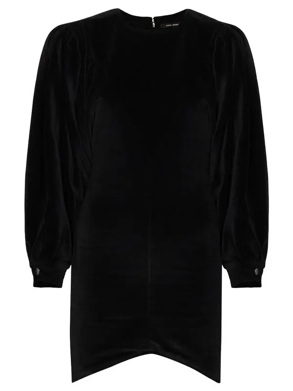 Isabel Marant Étoile Dilavio Fitted Mini Dress - Black