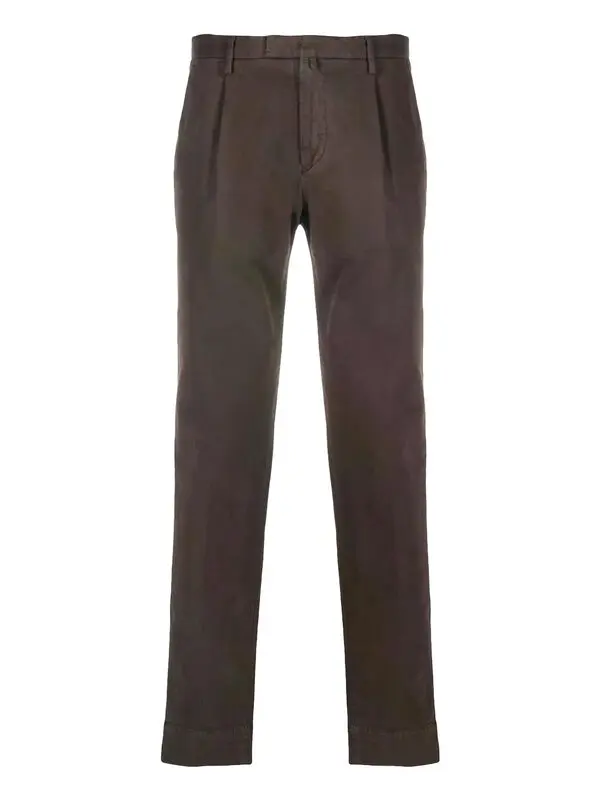 BRIGLIA 1949 Straight Leg Trousers - Brown
