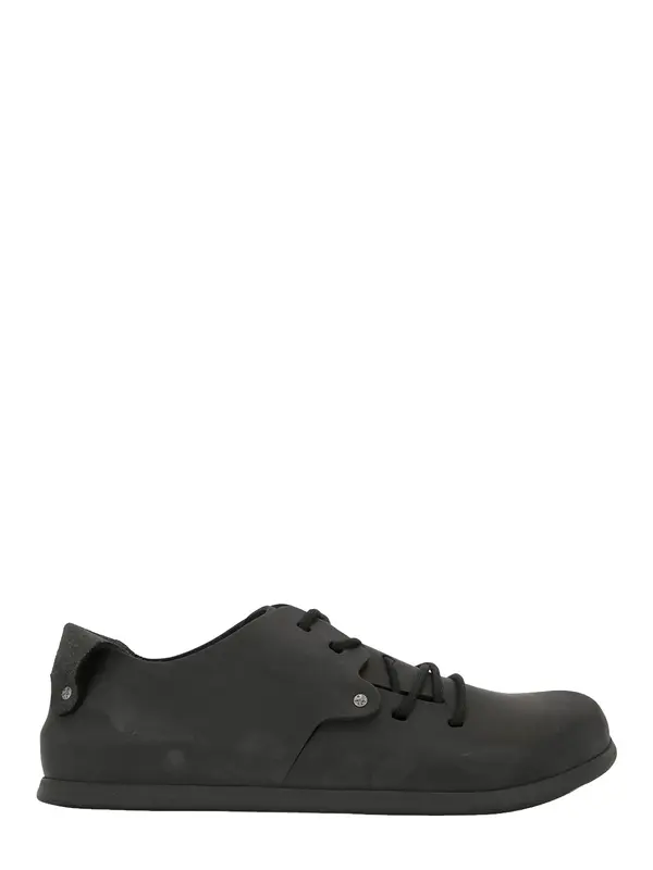 BIRKENSTOCK Montana Lace-up Leather Shoes - Black