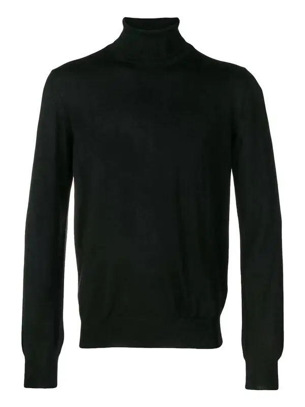 BARBA NAPOLI Roll-neck Sweater - Black