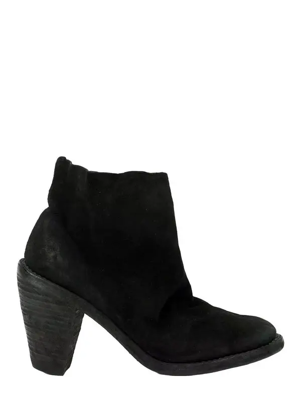 Guidi Tapered Heel Ankle Boots - Black
