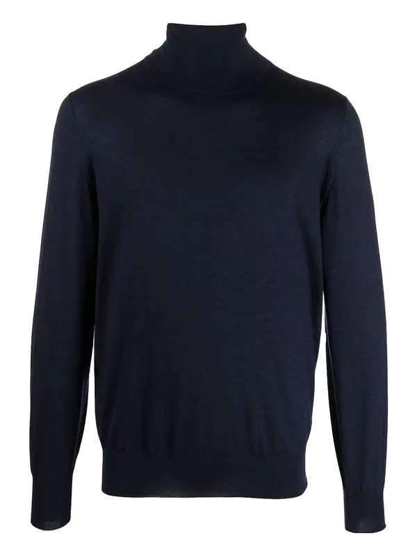 Brunello Cucinelli Roll-neck Jumper - Blue