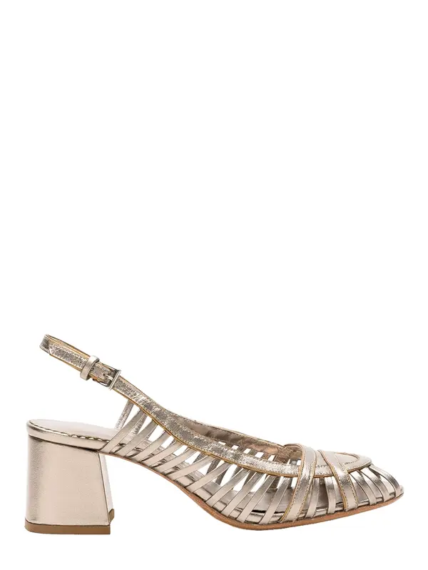 STUDIO CHOFAKIAN Jezz Leather Sandals - Gold