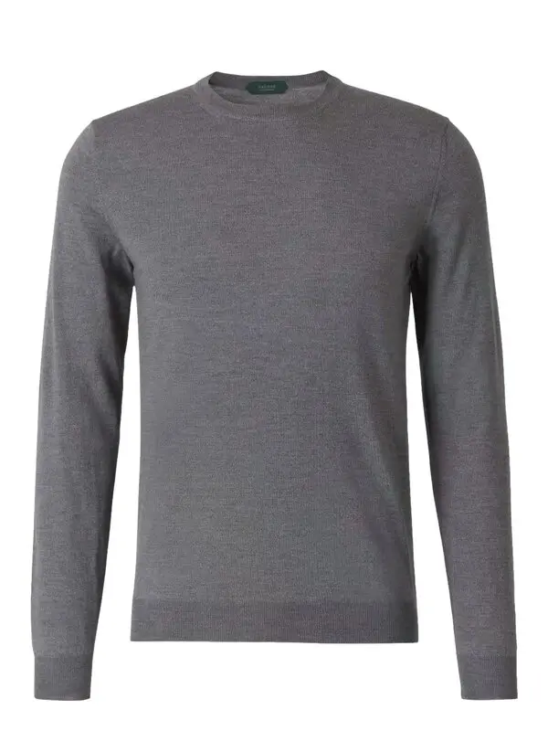 ZANONE Round-neck Jumper - Grey