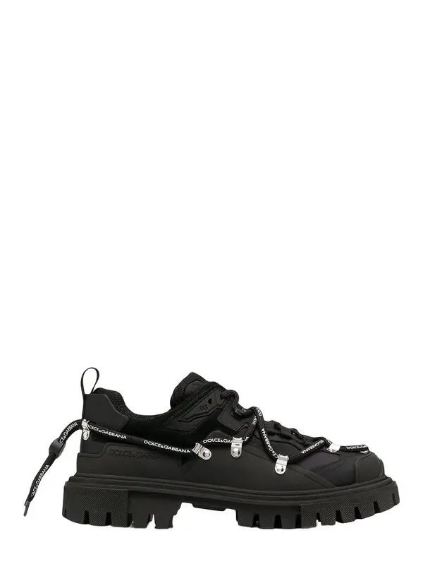 Dolce & Gabbana High-trekking Low-top Sneakers - Black