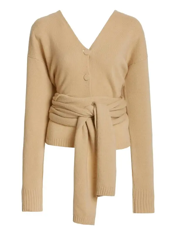 Altuzarra Neeja Merino Wool-cashmere Sweater - Neutral
