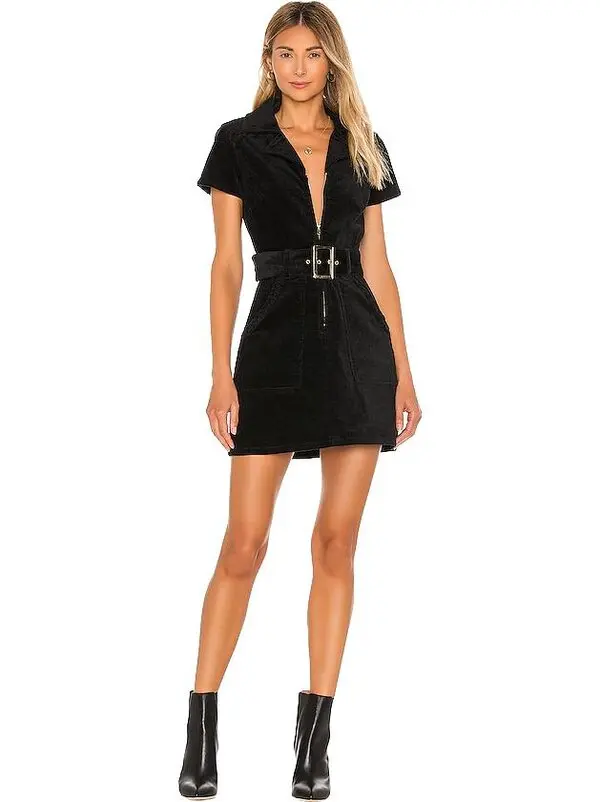 Show Me Your Mumu Outlaw Mini Dress - Black