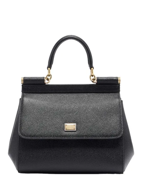 Dolce & Gabbana Sicily Shoulder Bag - Black