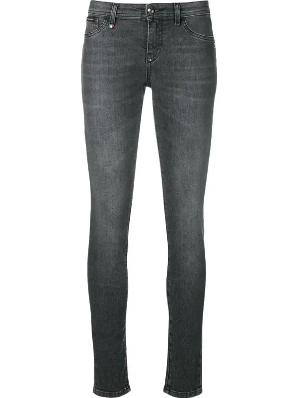 Philipp Plein Slim-fit Jeans - Grey