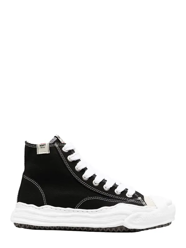 Mihara Yasuhiro Logo High-top Sneakers - Black