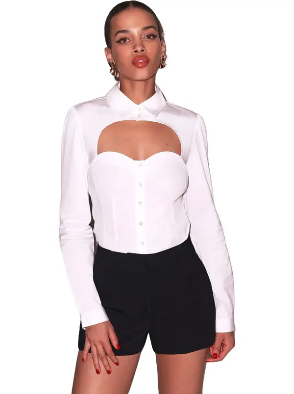 Fleur Du Mal Bella Shirt - Neutral