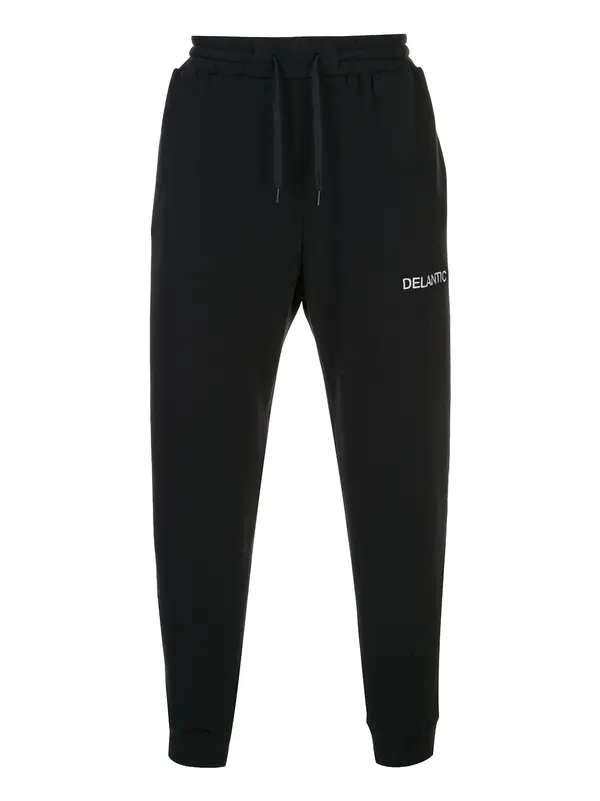 DELANTIC Ea Velour-lined Track Pants - Blue