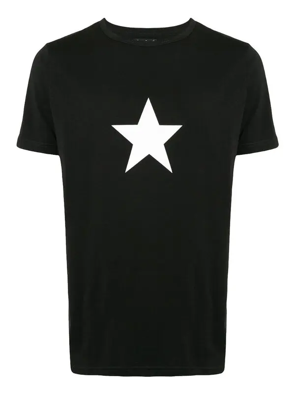 AGNES B. Coulos Star Print T-shirt - Black