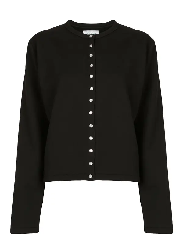 AGNÈS B. Le Classique Snap Cardigan - Black