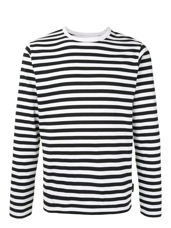 AGNÈS B. Coulos Stripe T-shirt - White