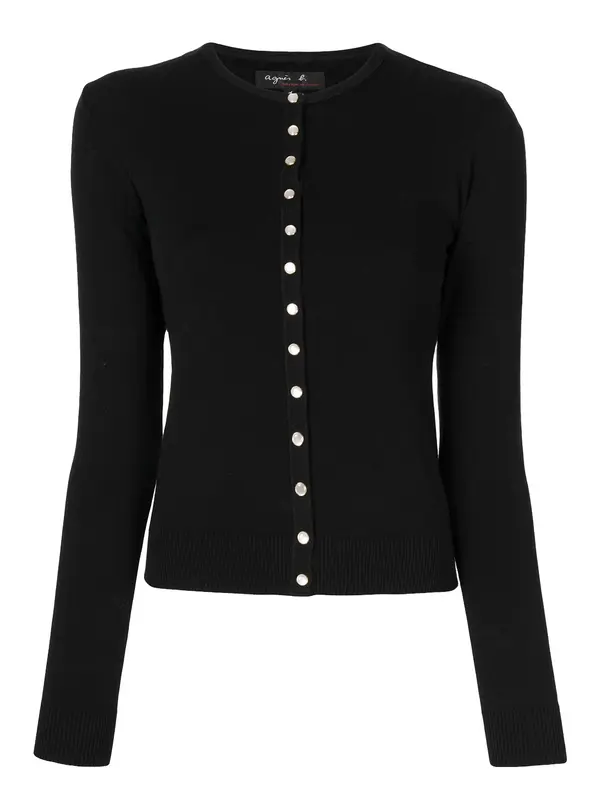 AGNÈS B. Button-front Top - Black