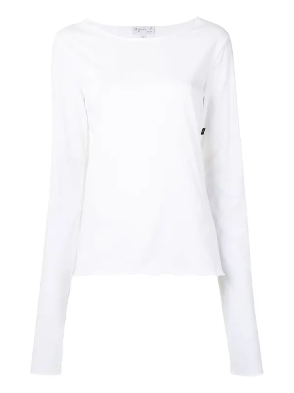 AGNÈS B. Ultra Long-sleeved T-shirt - White