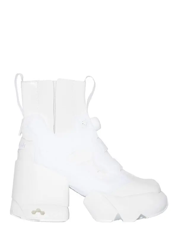 MAISON MARGIELA X Reebok Tabi Instapump Fury Hi Ankle Boots - White