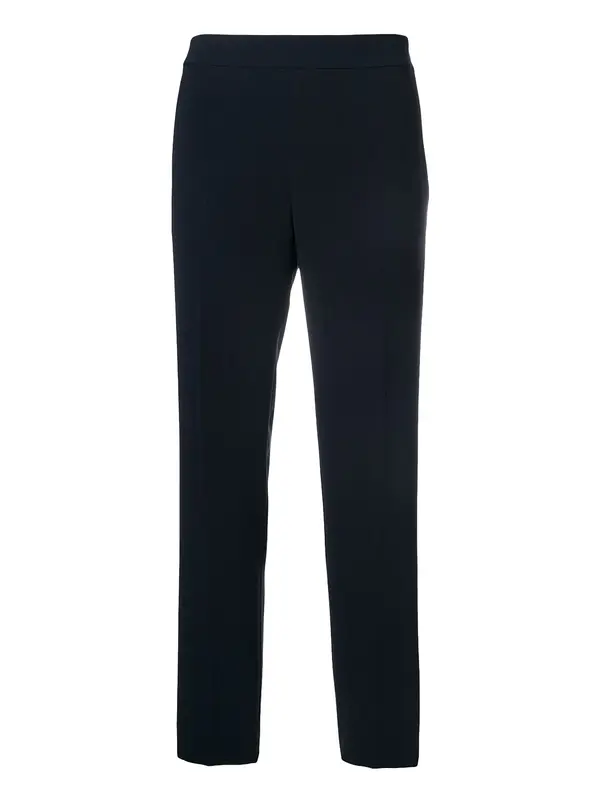 Alberto Biani Cropped Tailored Trousers - Blue