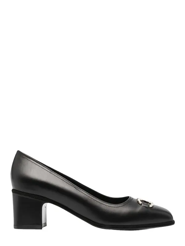 FERRAGAMO Gancini Buckle Pumps - Black