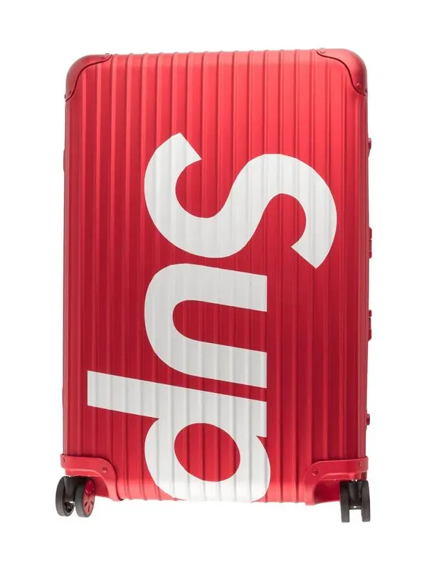 Supreme X Rimowa Topas Multiwheel 82l Suitcase - Red