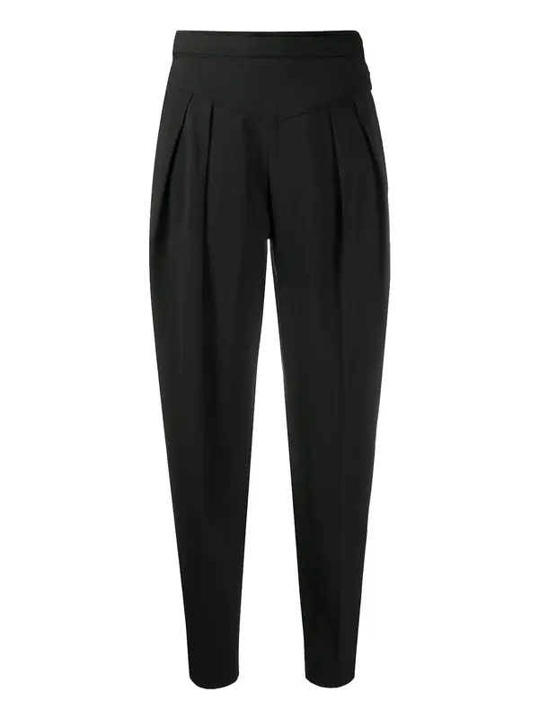 Red Valentino High-waist Trousers - Black
