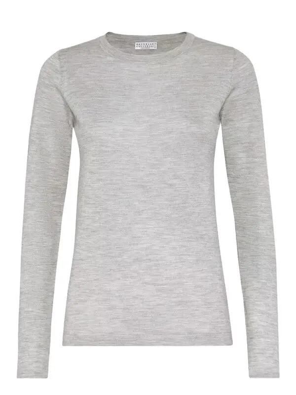 Brunello Cucinelli Fine Knit Jumper - Grey
