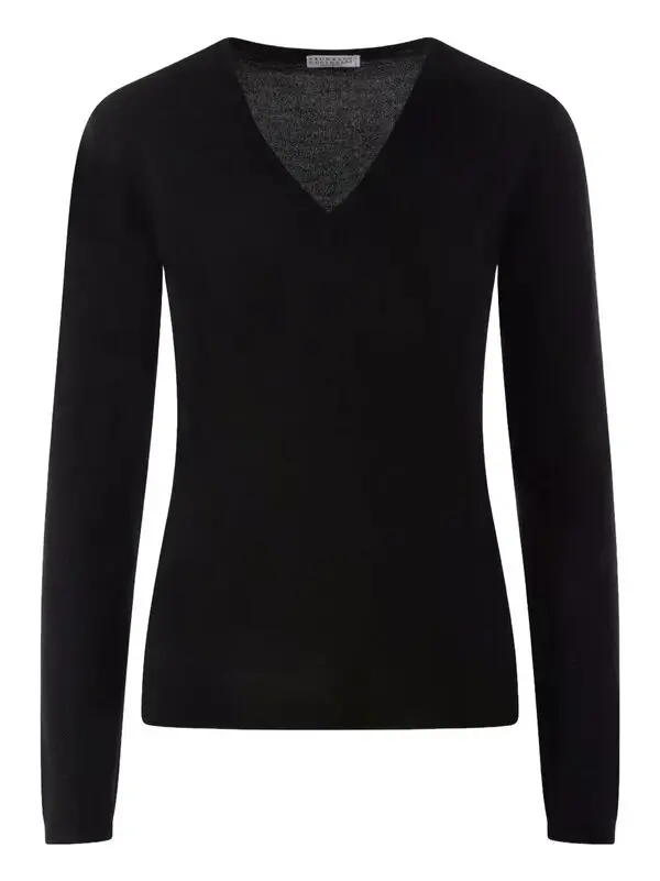 Brunello Cucinelli Relaxed Fit Jumper - Black