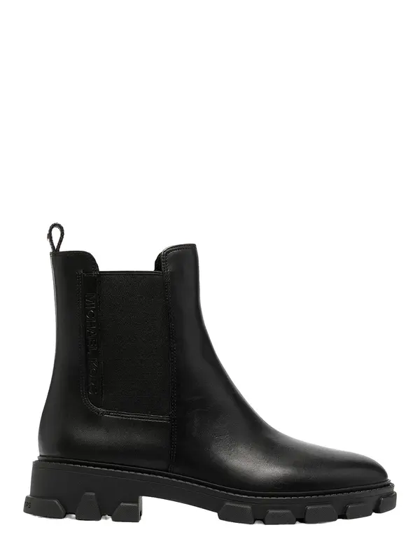 Michael Kors Ridley Leather Ankle Boots - Black