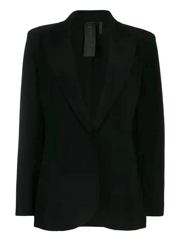 Norma Kamali Fitted Blazer - Black