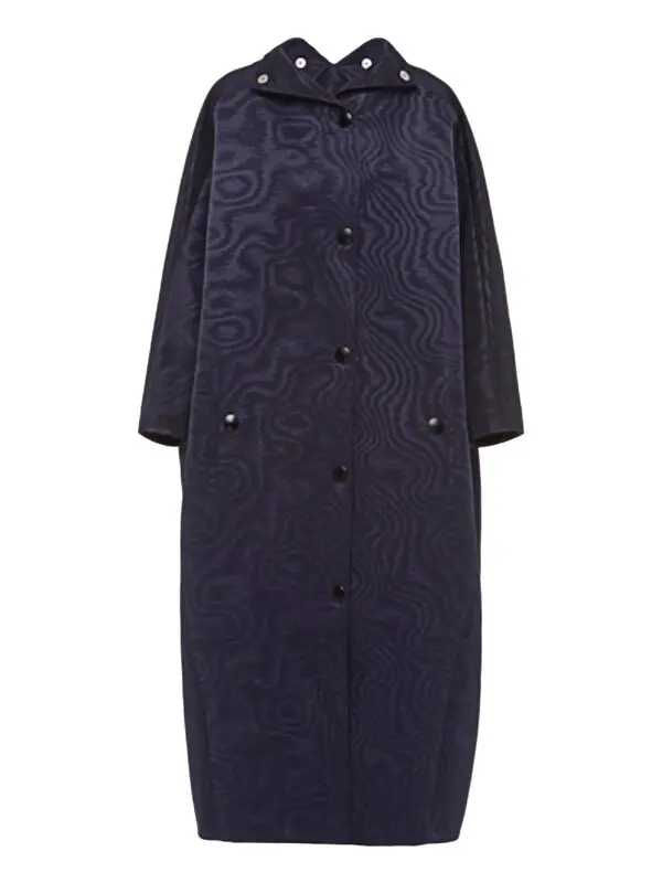 Prada Oversized Coat - Navy