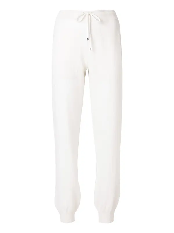 BARRIE Cashmere Jogger Trousers - White