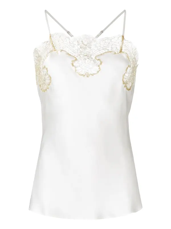 GILDA & PEARL Gina Camisole Top - White