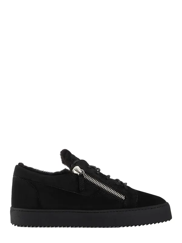 GIUSEPPE ZANOTTI Side Zip Sneakers - Black