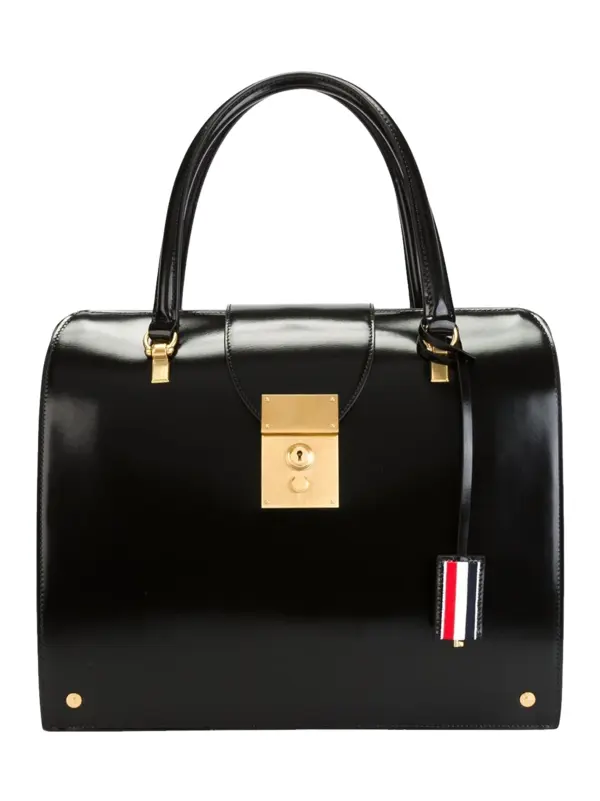 Thom Browne Mrs. Thom Leather Bag - Black