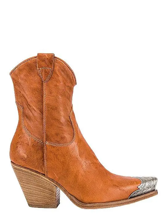 Free People Brayden Western Boots - Tan