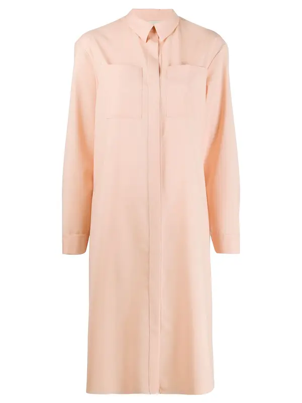 Maison Rabih Kayrouz Chest Pocket Shirt Dress - Pink