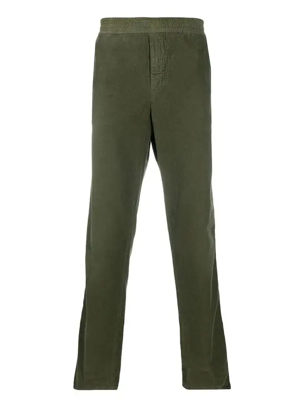 Golden Goose Straight Leg Corduroy Trousers - Green