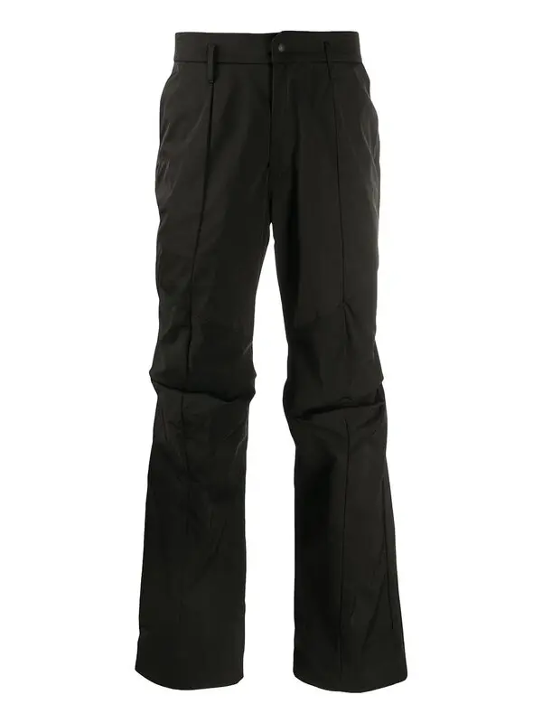 POST ARCHIVE FACTION Panelled Straight-leg Trousers - Black