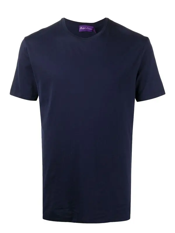 Ralph Lauren Purple Label Basic Cotton T-shirt - Blue