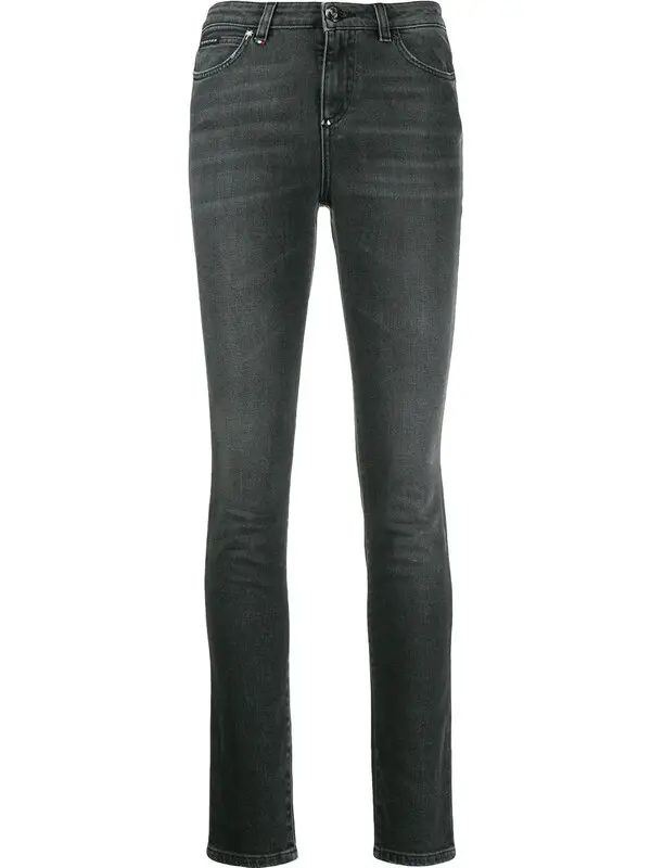 Philipp Plein Miss Slim-fit Jeans - Black