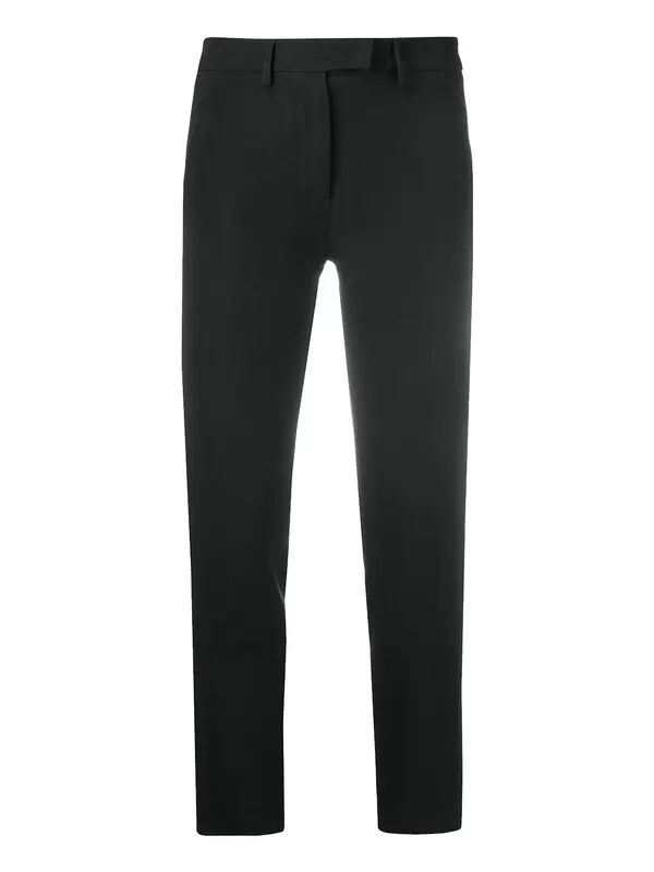 BLANCA VITA Cropped Tailored Trousers - Black