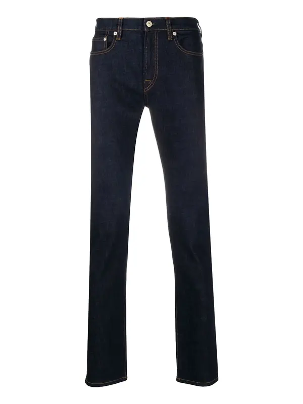 Paul Smith Mid-rise Slim-fit Jeans - Blue